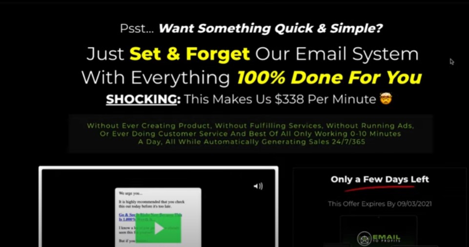 Email 2 Profits Demo Review - 2021 Spam Email Abuse Scrap System?